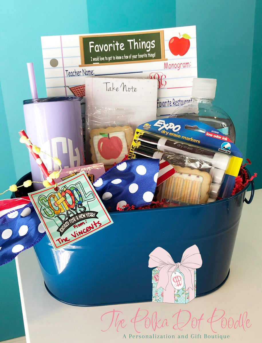 Teacher Favorites Printable – The Polka Dot Poodle